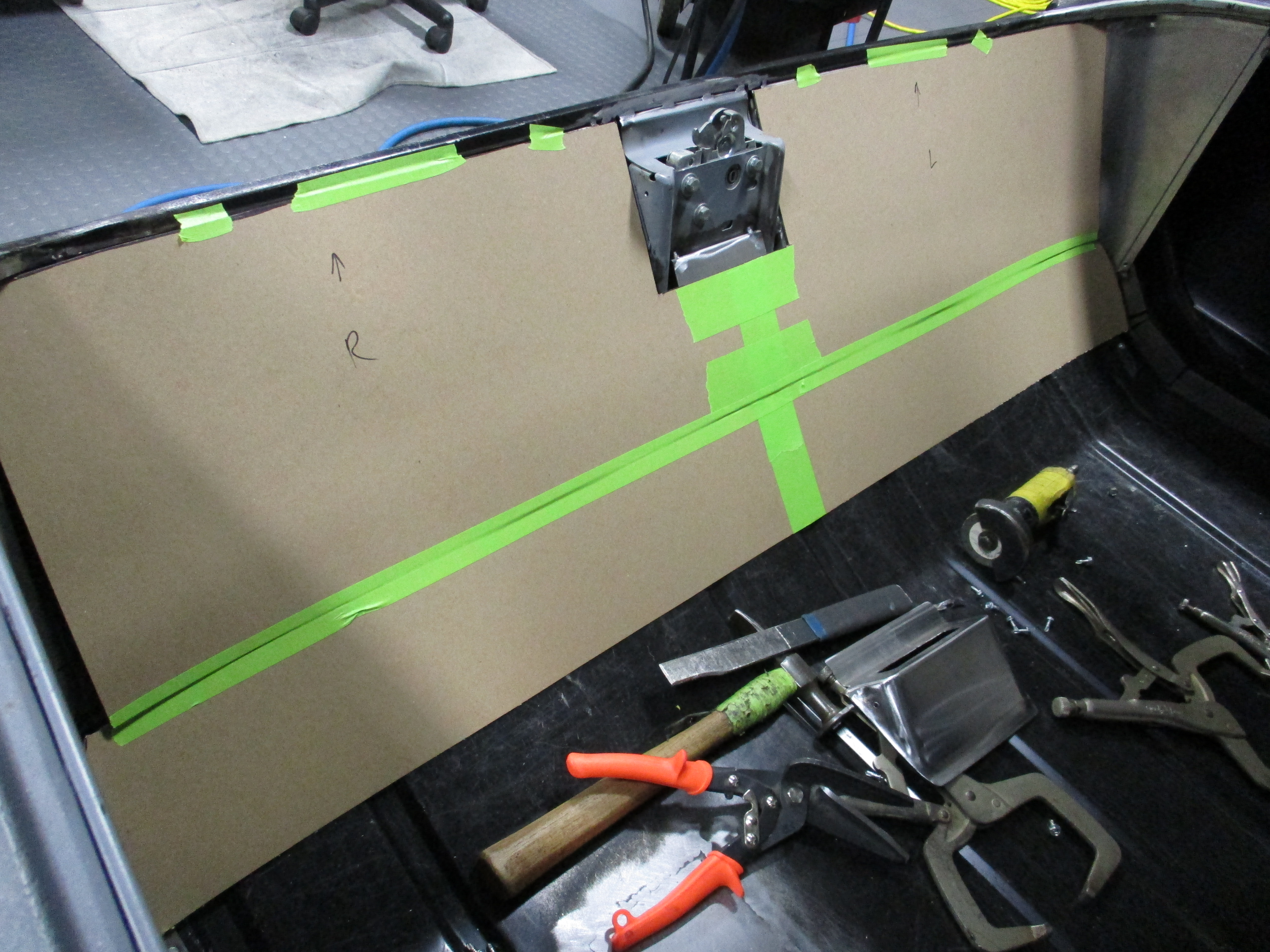 1966 GTO Trunk Panels #1